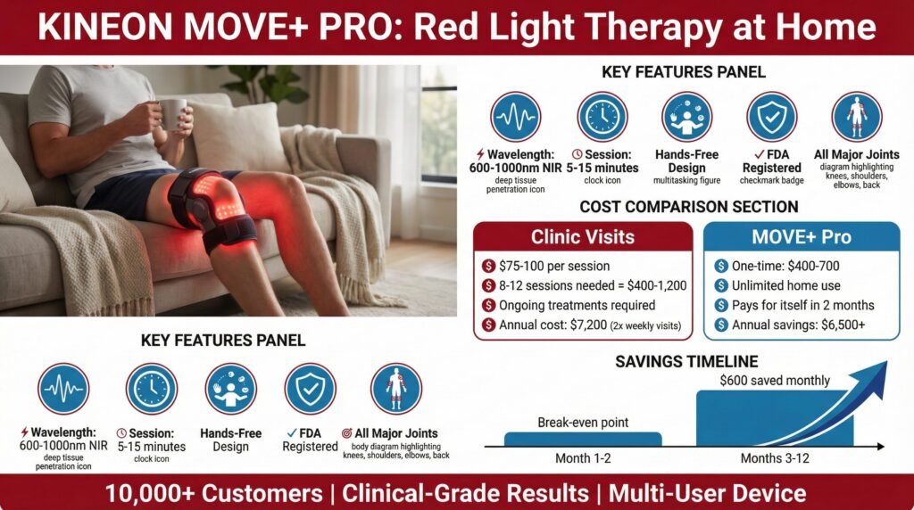 Kineon Move+ Pro Review After 30 Days: Real Results for Knee & Joint Pain?